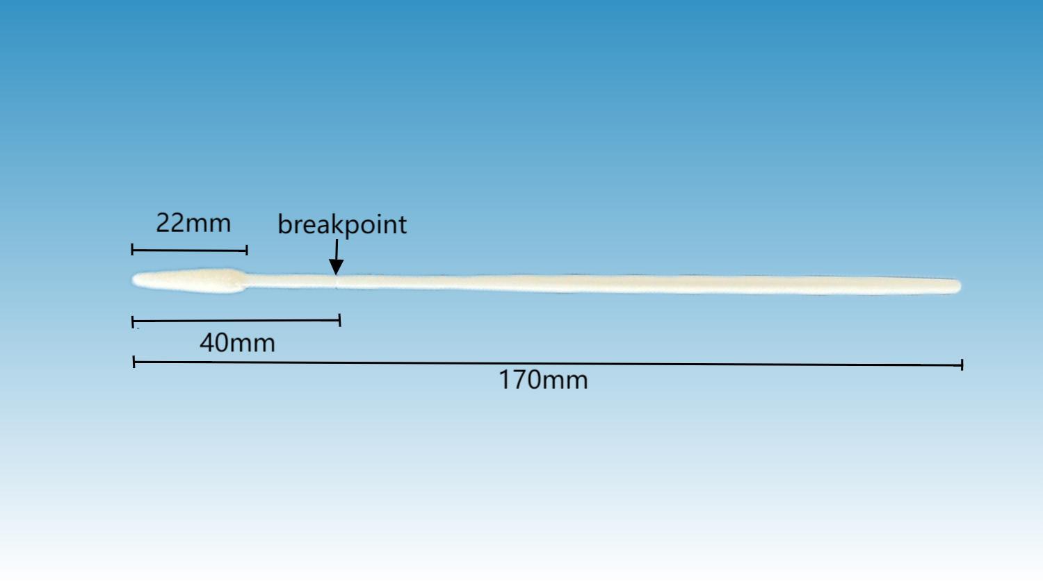 YGR®6-inch Cervical Swab w/ Flocked Tip - Yugomed